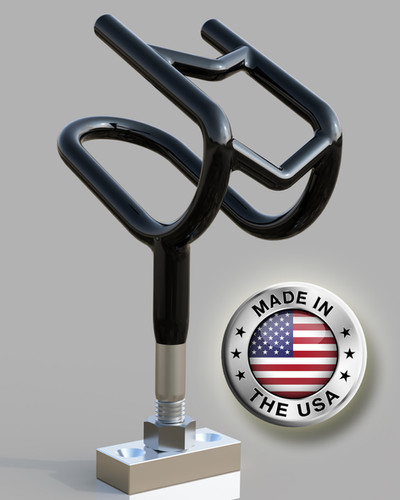 **ALL Stainless Steel** Solid Color Rage Rod Holder | Fish Bite