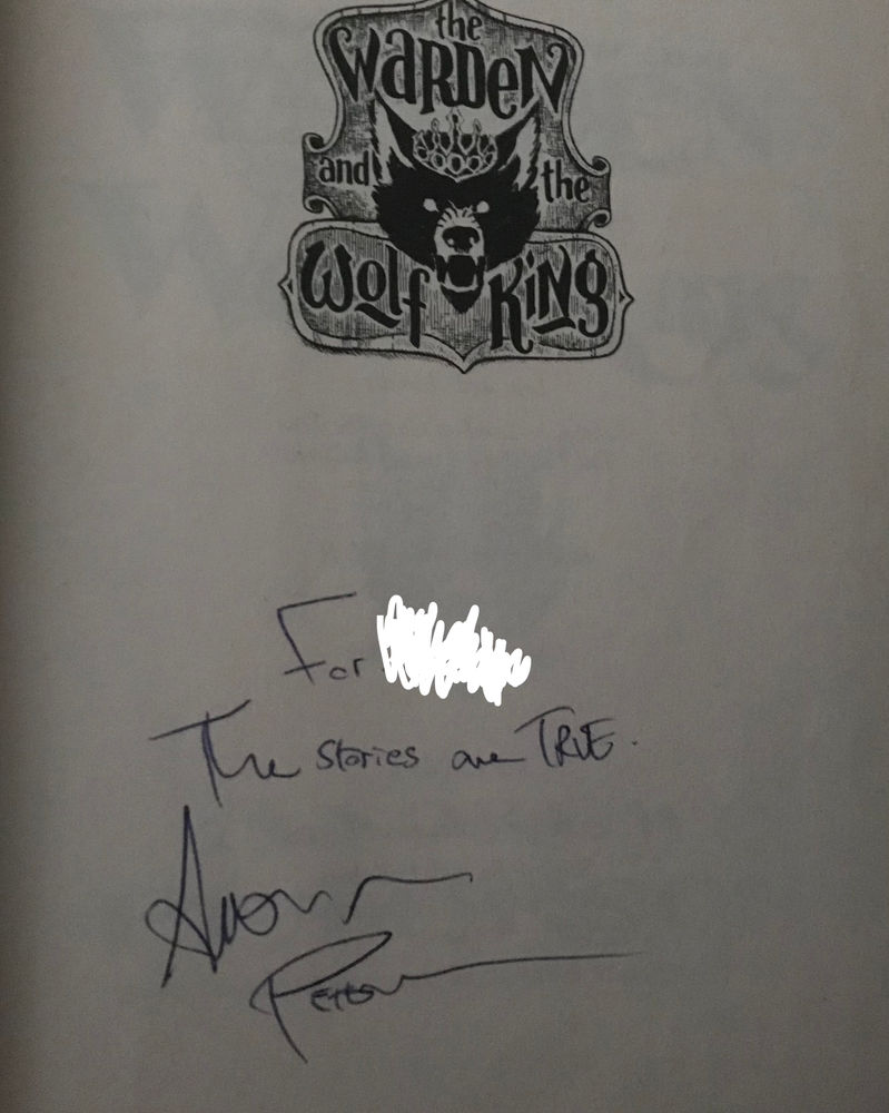 The Warden and the Wolf King title page. | The Thwap House