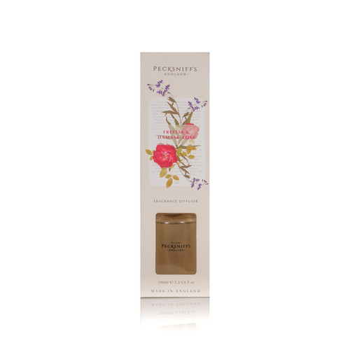 Vintage Posies Freesia & Damask Rose Reed Diffuser 100ml | Pecksniff's