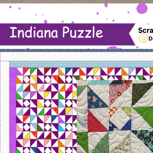INDIANA PUZZLE QUILT PATTERN | silerhousequilting