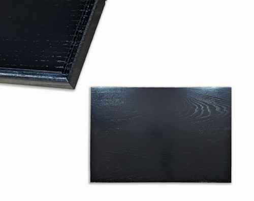 Square-Edge Splendor Red Oak Plaque, Raised rounded edge -Black Edition ...