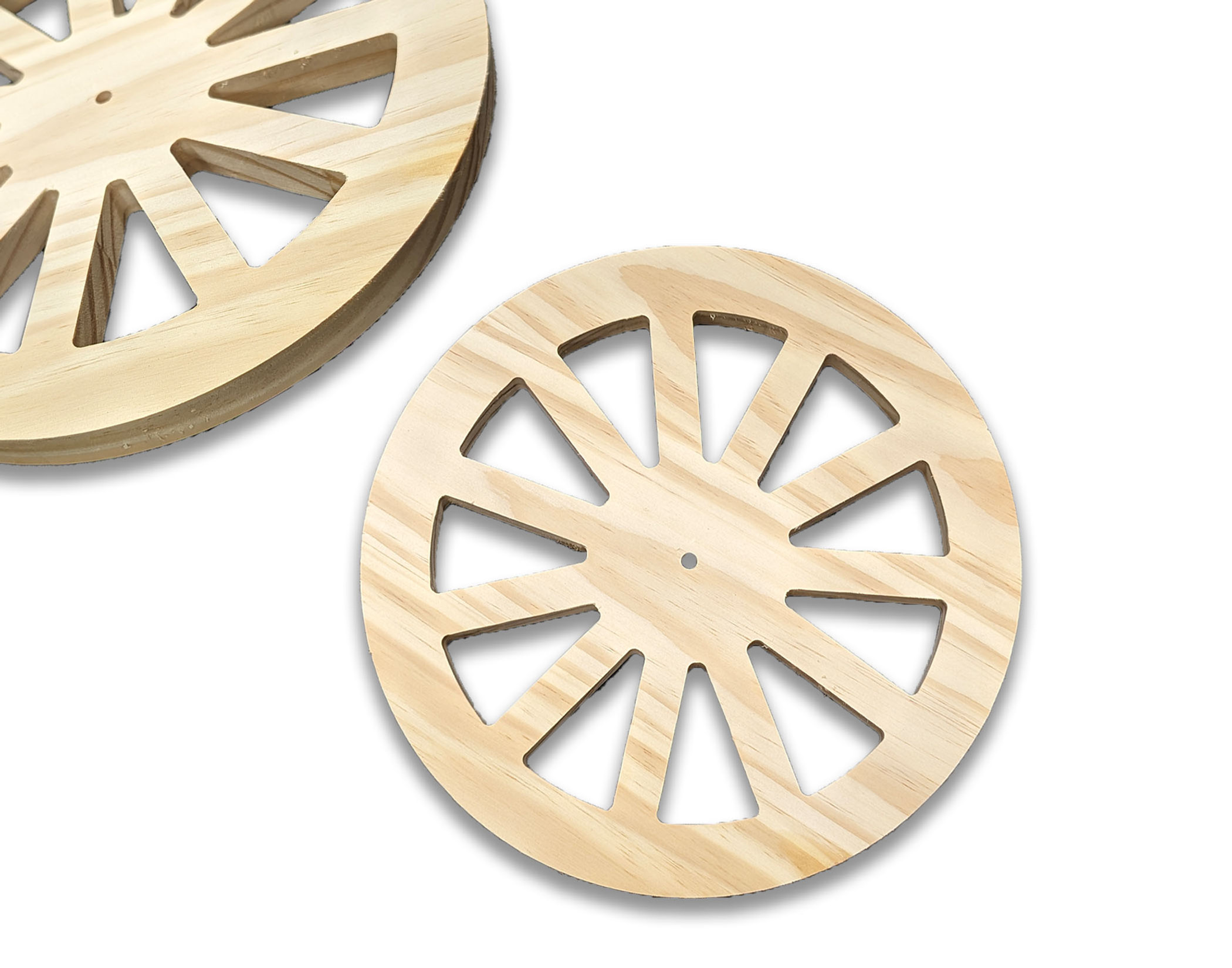 custom-size-pine-wagon-wheels-0-7-inch-thick-model-wheels-set-of-2