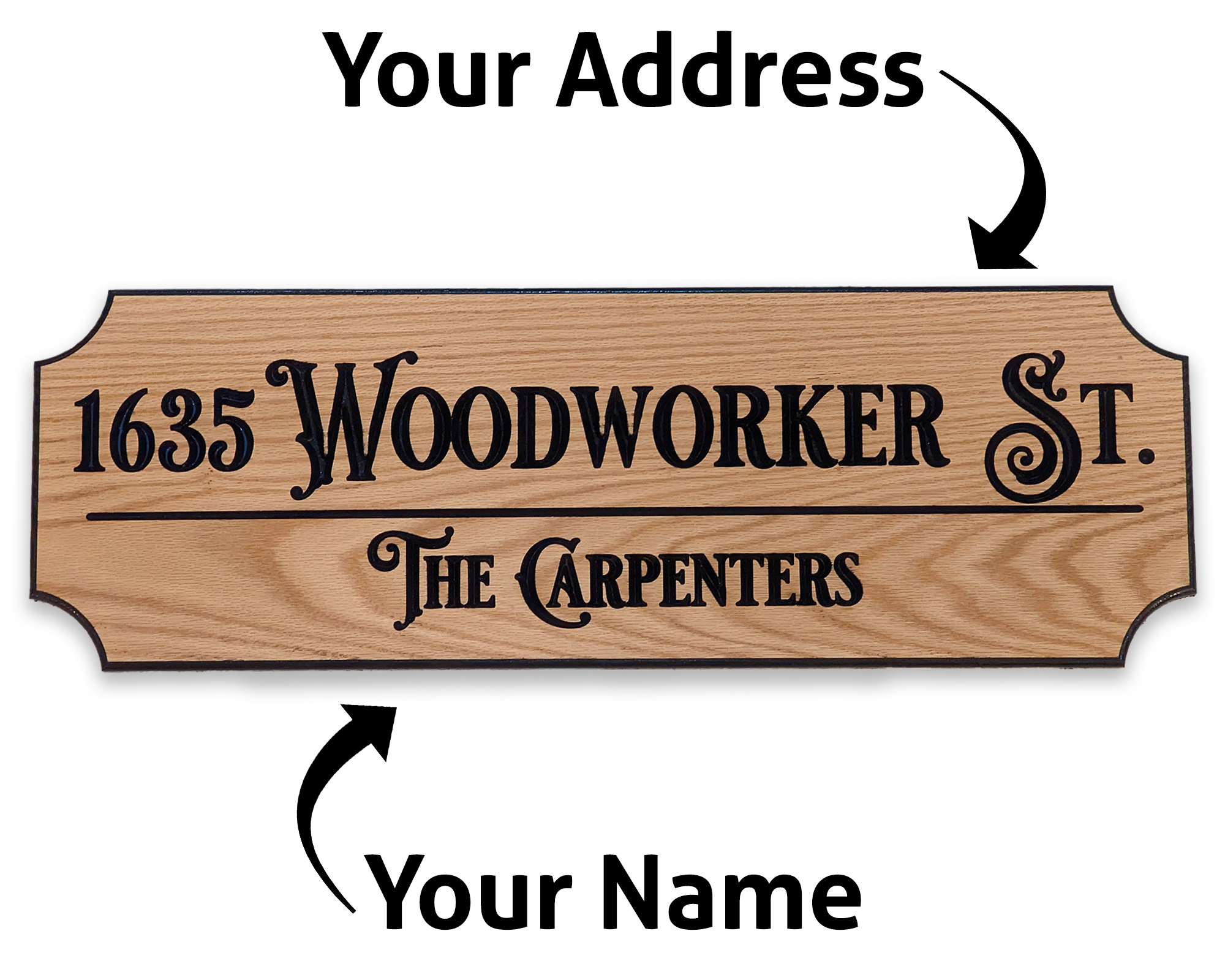 traditional-home-address-sign-black-letters-and-border-solid-red-oak-wood