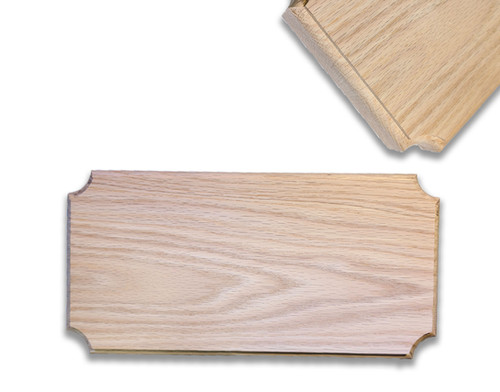 Custom-Sized, EXTRA THICK Plaque 1.25 inch thick Red Oak Plaque ...