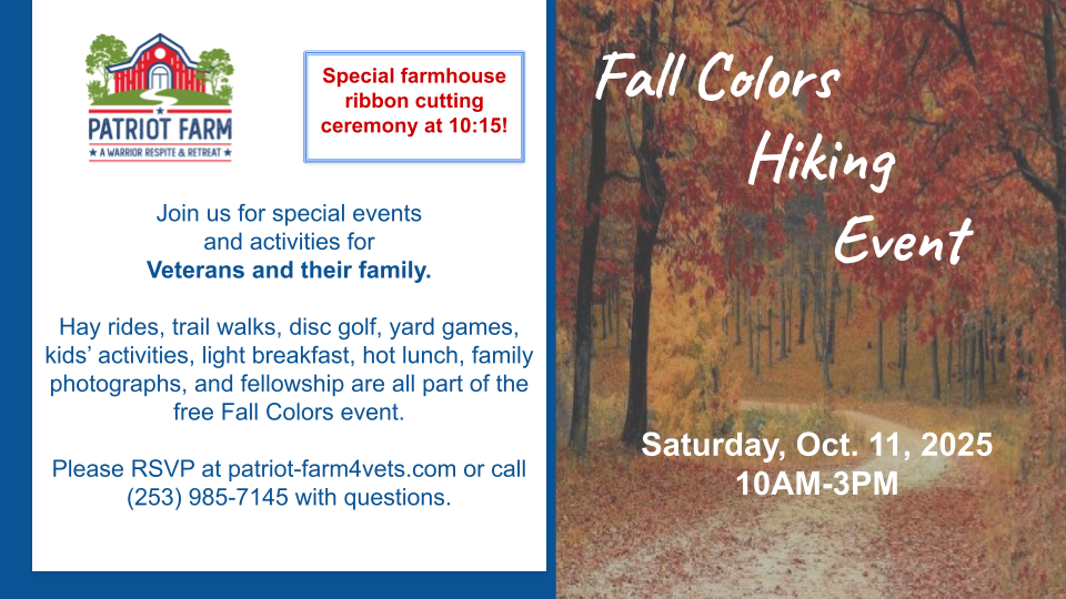 Fall Colors Hiking Event | Patriot Farm