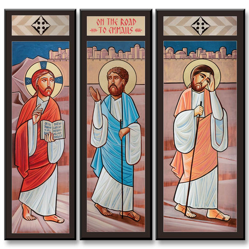 On The Road To Emmaus (group of 3 prints) | UK Coptic Icons