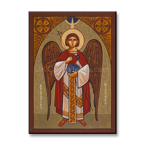Archangel Michael with orb | UK Coptic Icons
