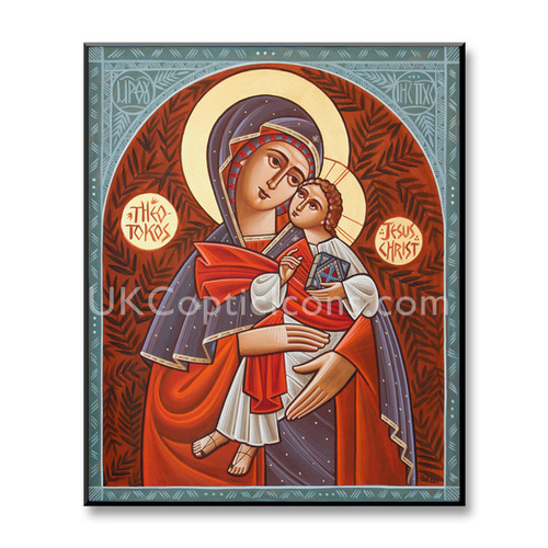 Theotokos In Red | UK Coptic Icons