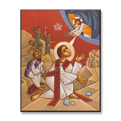The Martyrdom of St Stephen | UK Coptic Icons