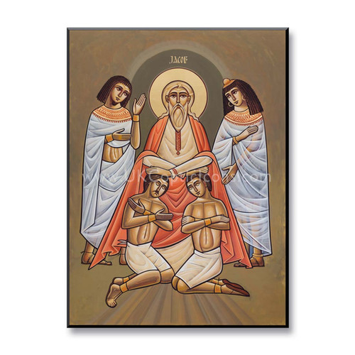 Jacob Blessing Joseph's Sons | UK Coptic Icons