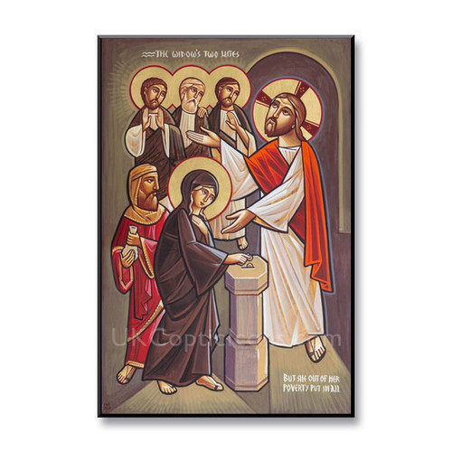 The Widow's two mites | UK Coptic Icons