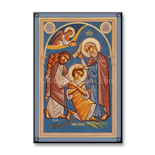 Anointing of King David | UK Coptic Icons