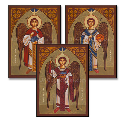 3 Archangels (group of 3 prints) | UK Coptic Icons