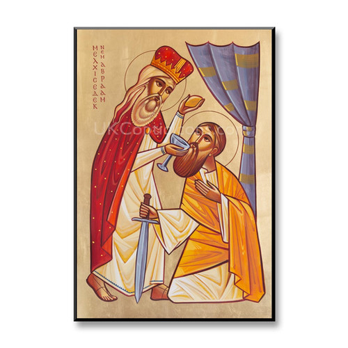 Melchizedek and Abram | UK Coptic Icons
