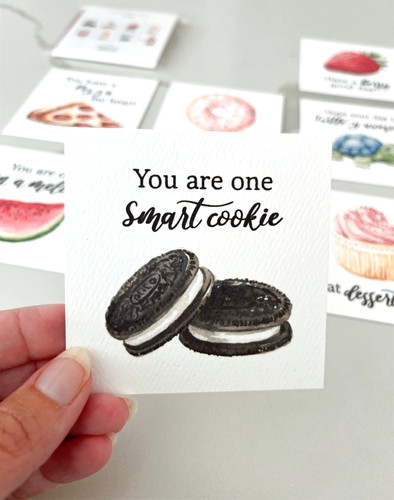 Lunch Box Note Cards | Watercolor Manuel