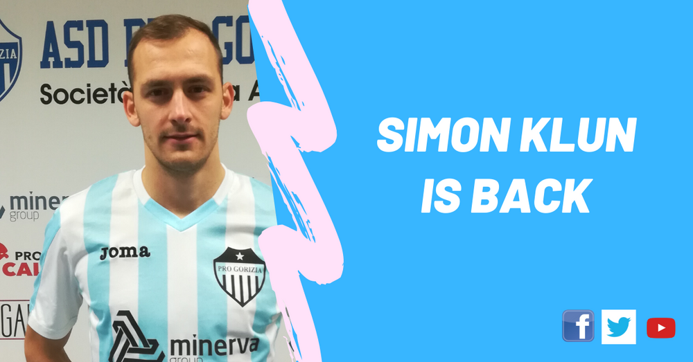 Simon Klun è di nuovo biancazzurro - Asd Pro Gorizia - sito ufficiale