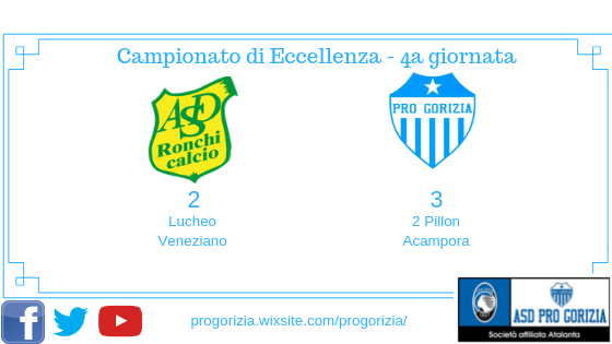 Ronchi - Pro Gorizia, il racconto - Asd Pro Gorizia - sito ufficiale