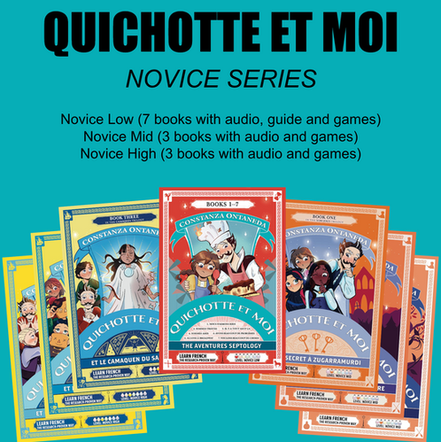 Quichotte et Moi - French Novice Low/Mid/High Series | Storylabs