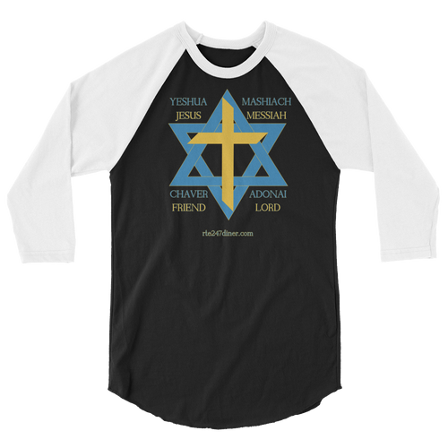 YESHUA / JESUS (YMCA) 3/4 sleeve t-shirt | Route 24/7 Diner