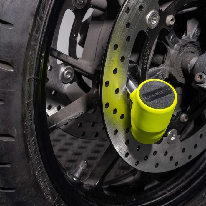 Mammoth Security MDX-12 Motorcycle Disc Lock 16mm - Sold Secure Gold ...
