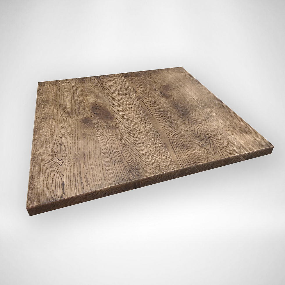 Natural Oak aged table top | Custom Pub Furniture