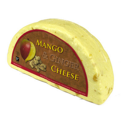 Wensleydale Mango & Ginger 🏴󠁧󠁢󠁥󠁮󠁧󠁿 / 100g | Crosby Cheese