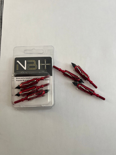 Pointe de pratiques arc arbalète NBH 100 grain Paquet de 3 | Natural Born Hunter