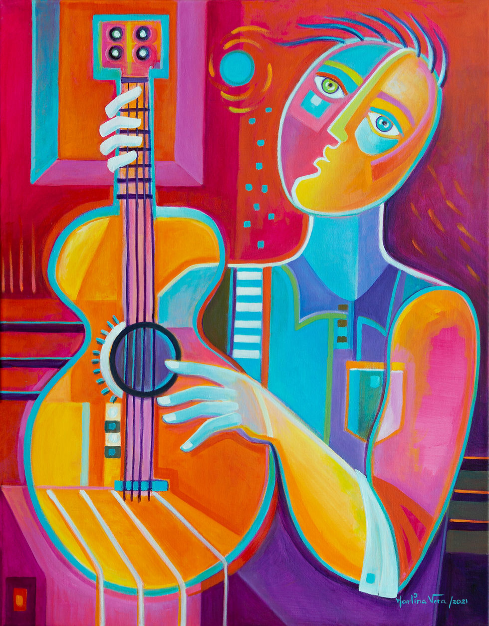 Jazz and Music Paintings | United States | Marlina Vera Artist