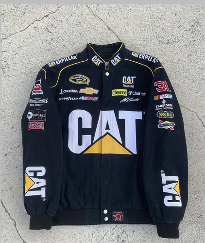 Embroidery CAT Racing Jacket ⭐️⭐️⭐️⭐️ (4/5) | Paper Castle India