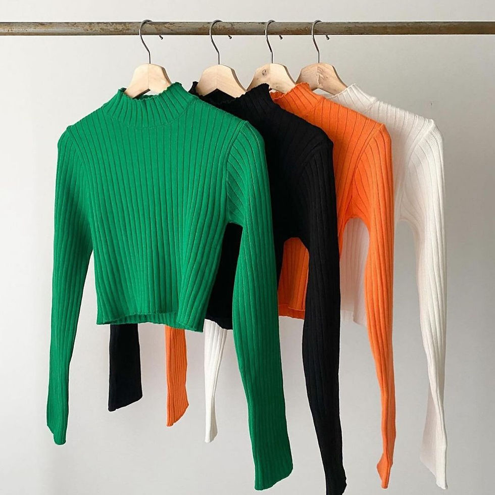 Korean Shrink Tops ⭐⭐⭐⭐(4.5/5) | Paper Castle India