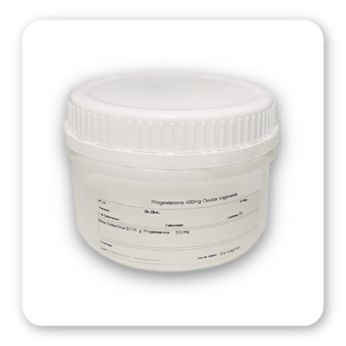 Progesterona Bioidéntica en Óvulos Vaginales 400mg | Fertify