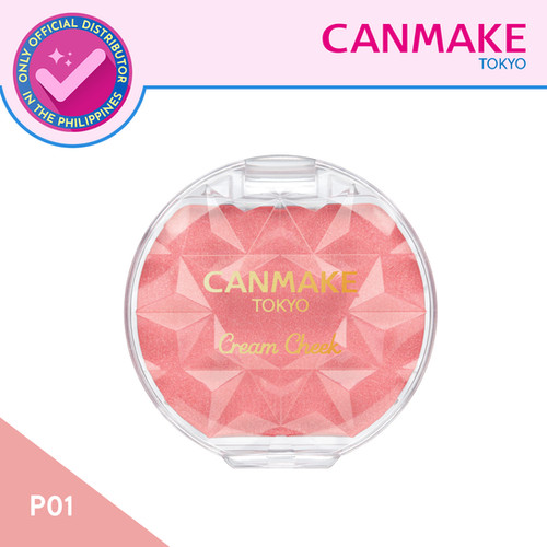 Cream Cheek [P01] Peach Dazzle (Pearl Type) | Canmake Tokyo Philippines
