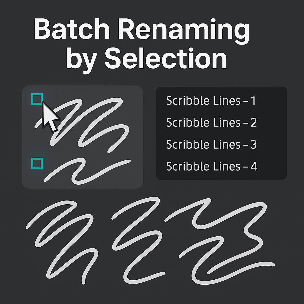 Batch Renaming by Selection | Spencer Clem