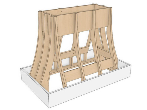 Four Sided Concave Hood Framework | Frost CNC
