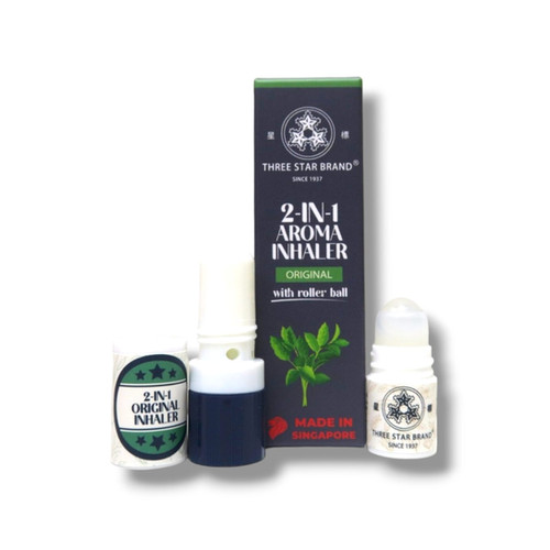 TSB 2-in-1 Aroma Inhaler (Original) (2ml) | Three Star Brand