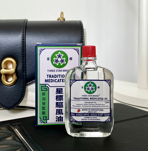 TSB Traditional Medicated Oil (12ml) | Three Star Brand