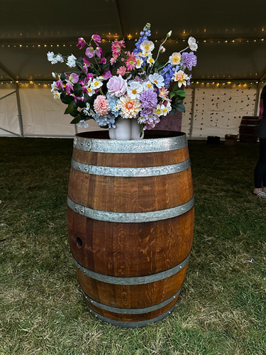 Rustic Wine Barrel | Elevate Marquees