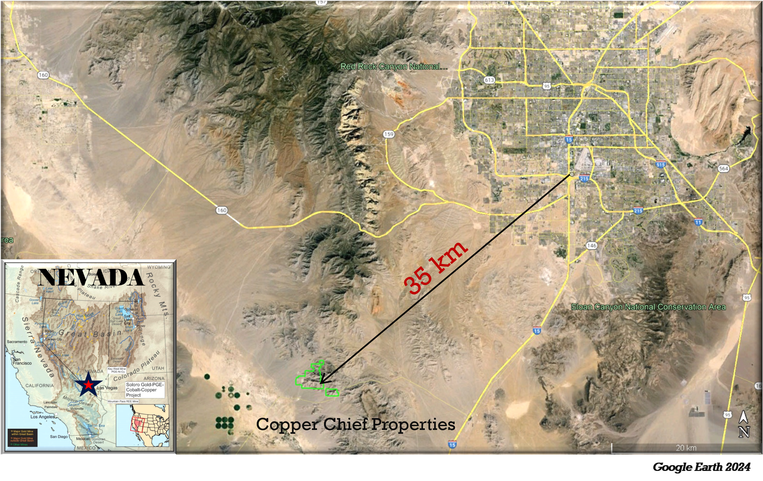 Nevada Titan Project | Fairchild Gold Corp.