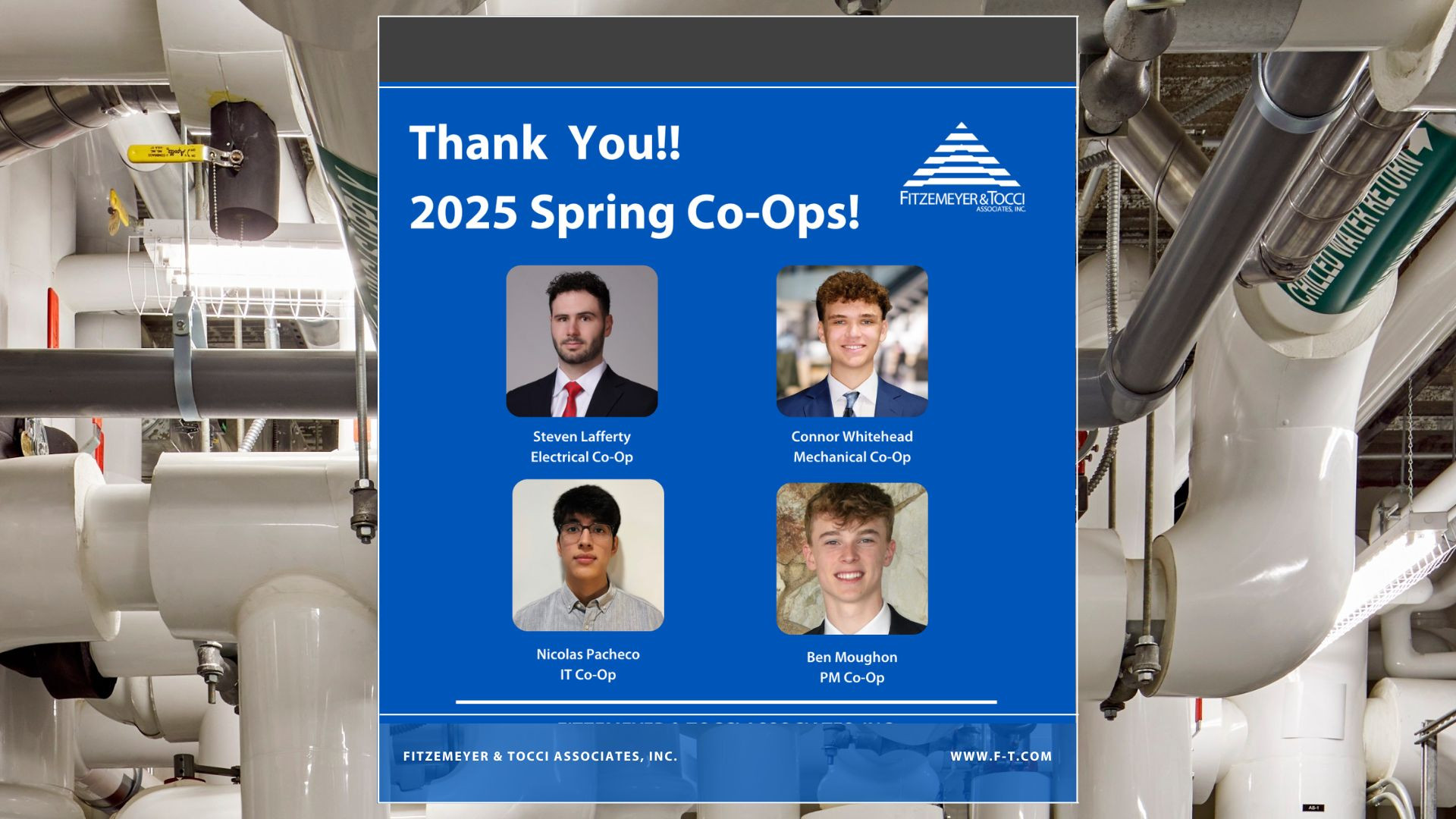 Celebrating our 2025 Spring Co-Ops!