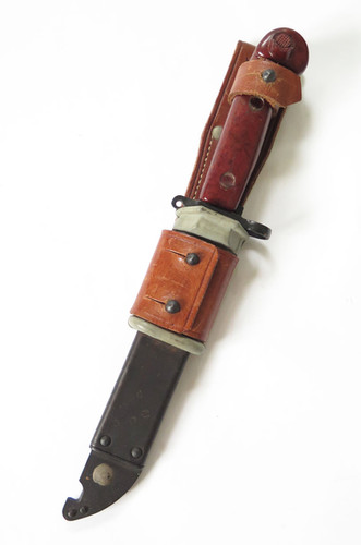 Romanian Type 1 AKM Bayonet with Frog | Reds Militaria