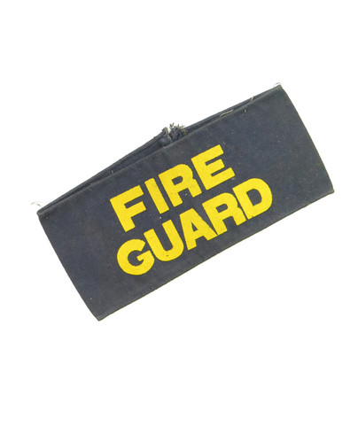 British WW2 Fire Guard Armband | Reds Militaria