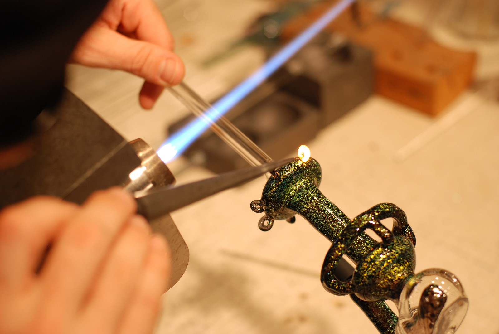 Gemini Glass- Functional Glass Art - Oregon