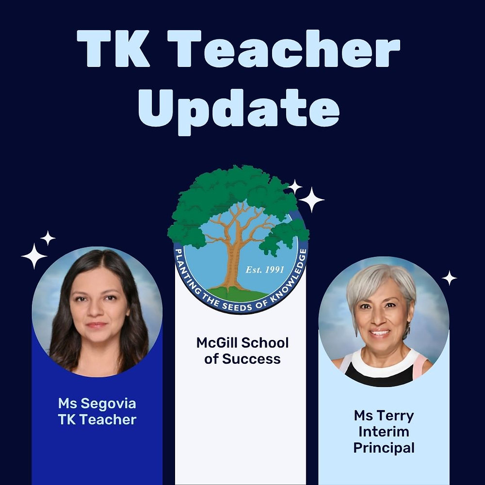 TK Teacher Update