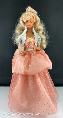 Peach Pretty Barbie | Dolls On Line
