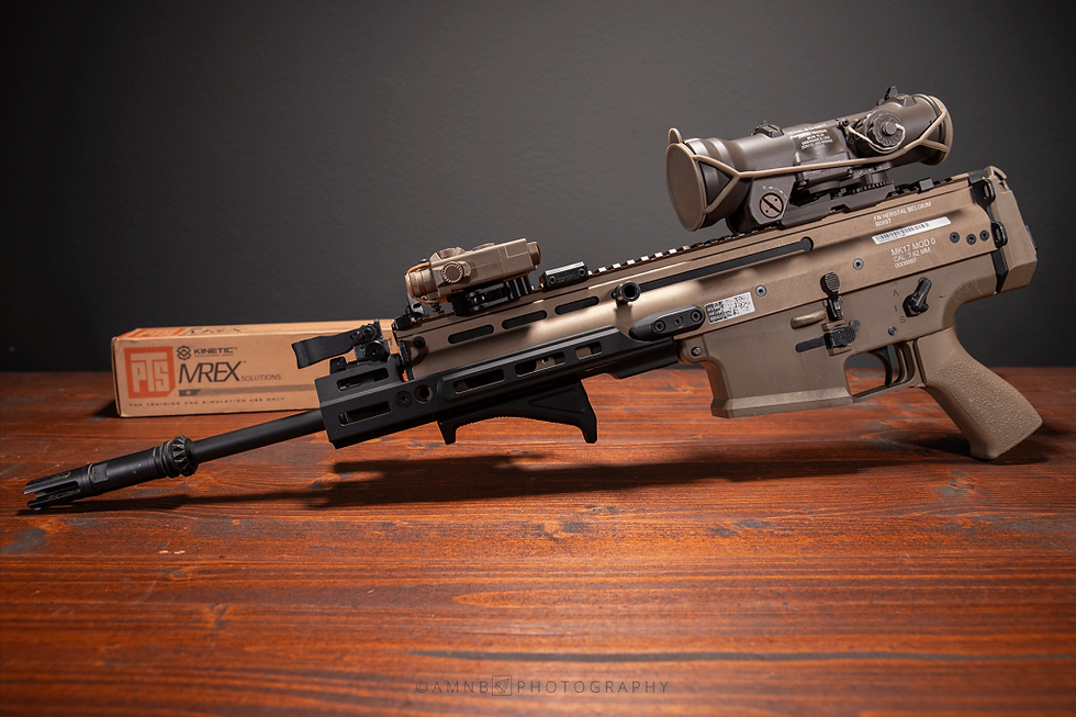 Airsoft Milsim News Review | PTS Kinetic SCAR MREX MK2 Rail-AMNB Overview