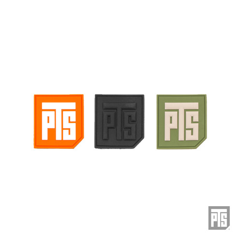 PTS - PTS Logo 1.5" PVC Tab Patch (Black/Multicam/Orange) | PTS Syndicate