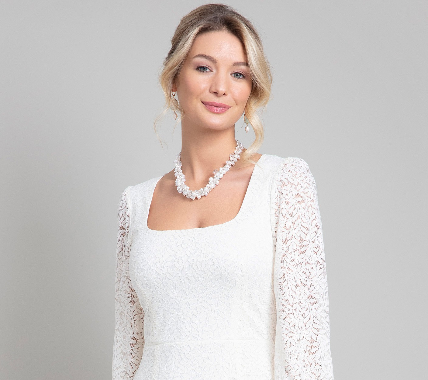 Sophisticated and affordable wedding dresses for older women