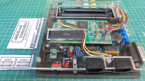 PAL or NTSC Super 8bit v4.1 NES RGB Toploader BUNDLE | oldskoolconsoles