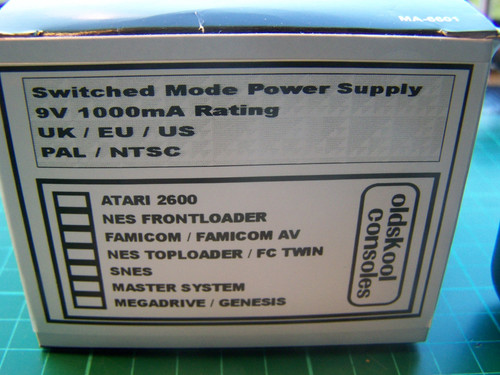 Power Supply Retro Console UK / EU / USA | oldskoolconsoles