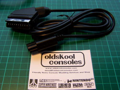 Shielded RGB Scart for N64 /NES / SNES / Famicom AV (csync wired ...